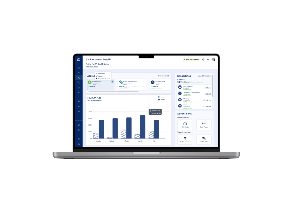 Baselane: Improving dashboard page for financial management – Kedice Jones